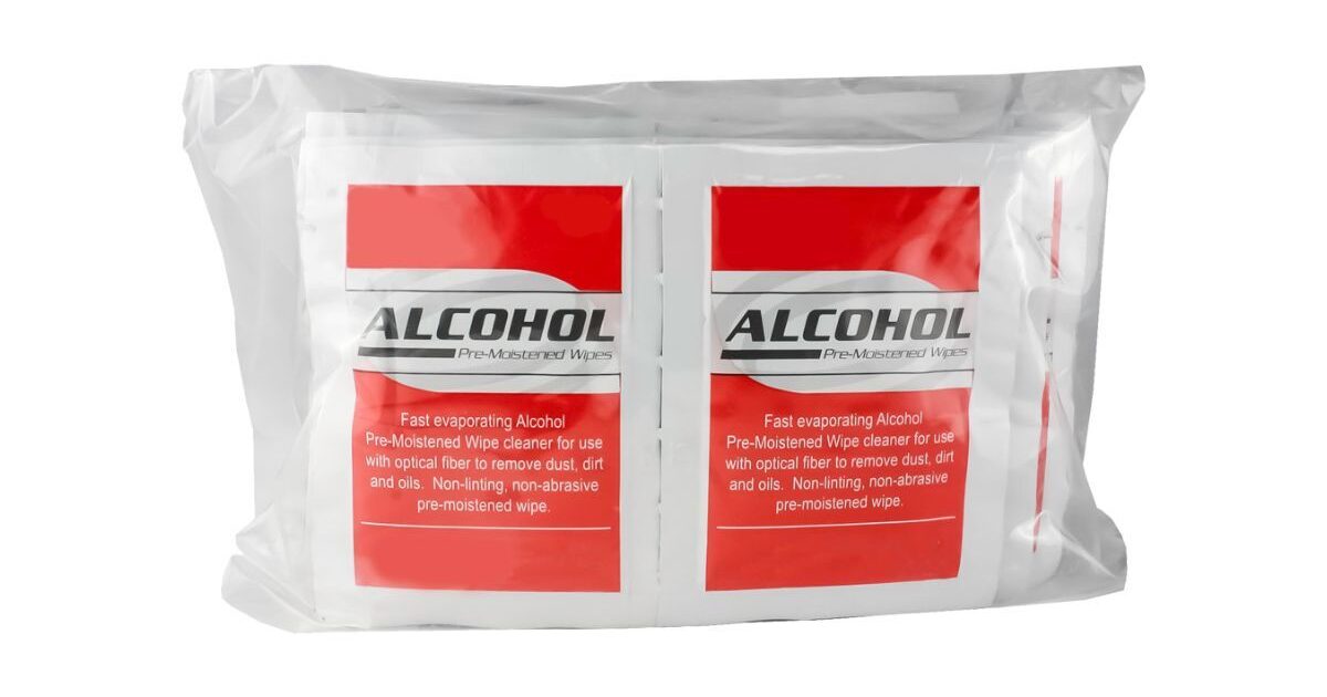 Cleaning IPA Wipe - Pack of 50 | Leader Optec