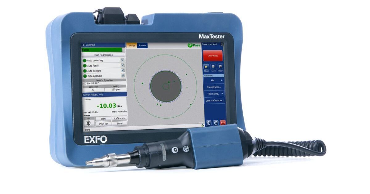 EXFO MAX-FIP Intelligent Connector and Fiber Certifier… | Leader Optec