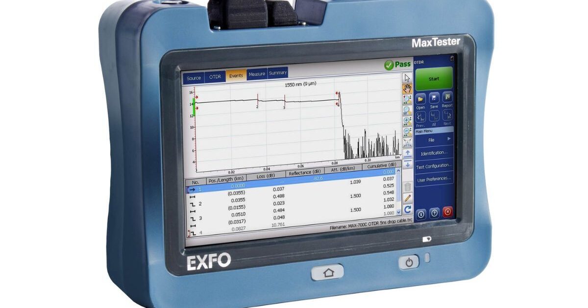 EXFO MaxTester 730D - PON/metro OTDR | Test Equipment | Leader Optec